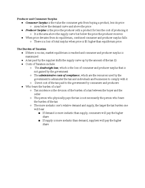 Economic chapters 2,3 - summaries - Chapter 2, Chapter goals: Explain ...