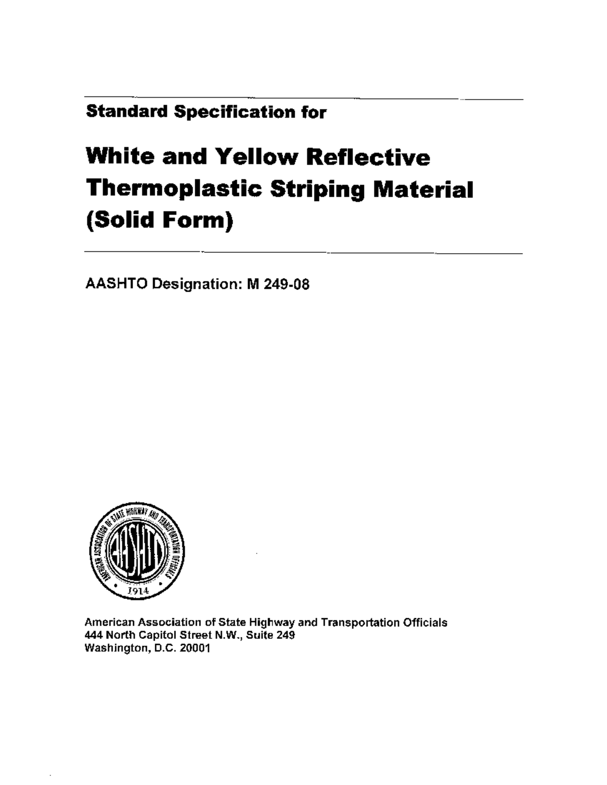 Aashto M249 - test - Fundamentals Of Electric Ciruict - Studocu