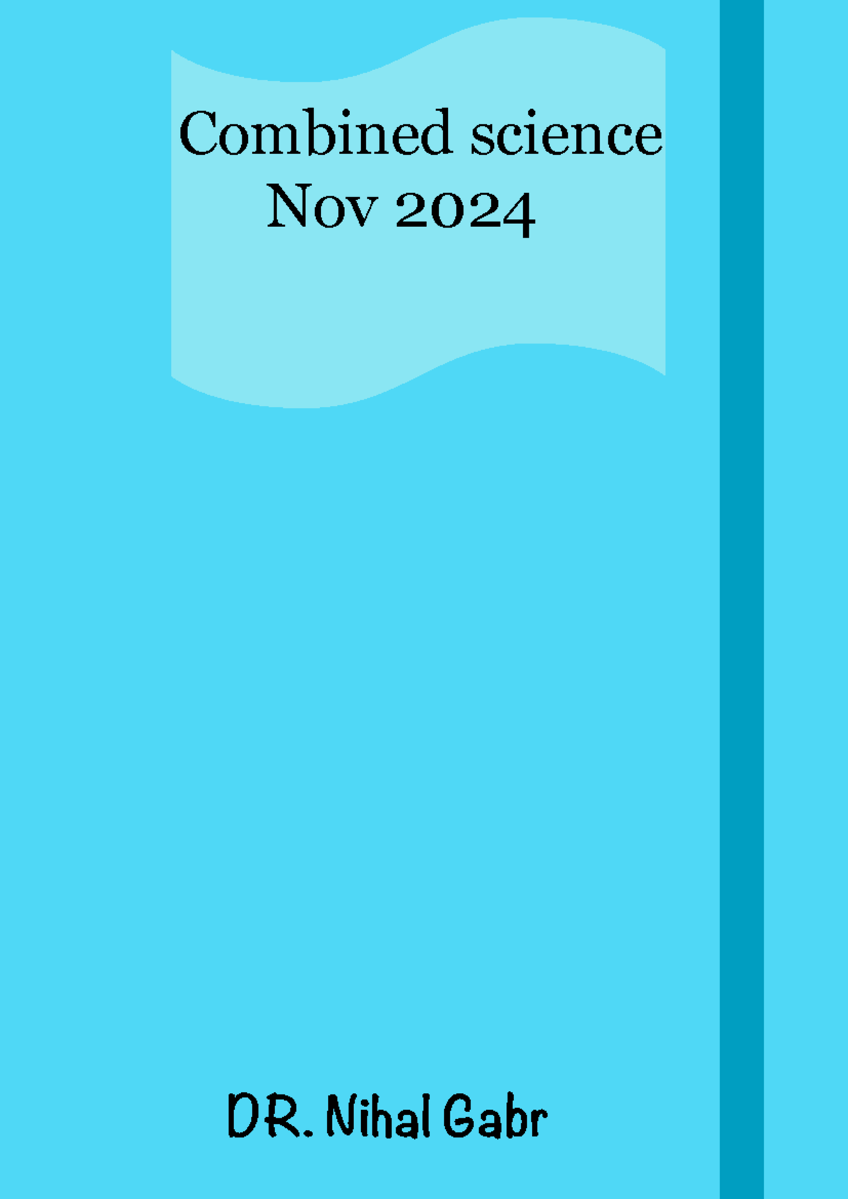 Cells and specialised cells cs bio notes - DR. Nihal Gabr Combined ...