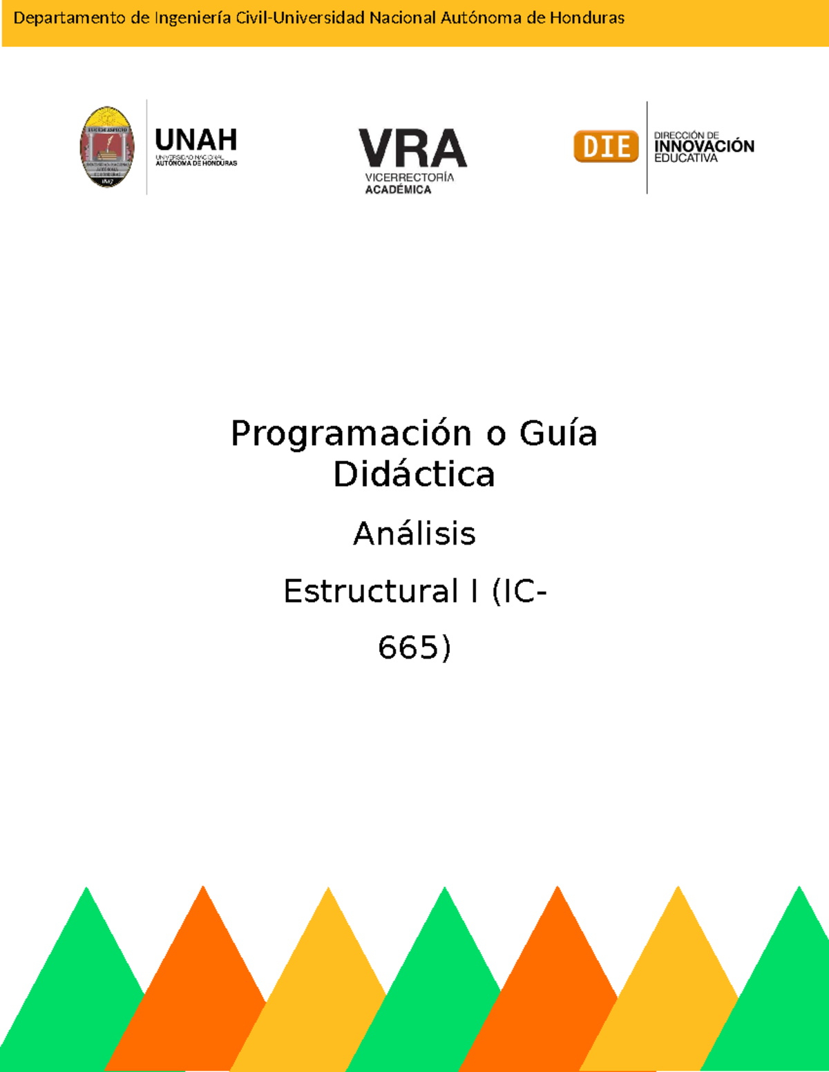 Programacion Didactica-I-PAC-2024-Análisis Estructural - Programación o Guía Didáctica Análisis ...