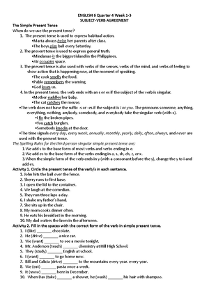 Activity 1 - Activity 1. PLURALIZATION OF REGULAR NOUNS There were lots ...