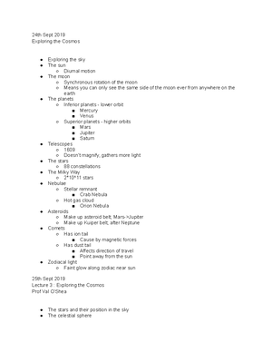 Sun and Its Radiation Bullet Pointed Key Concepts 2019 2020 - 1st Oct ...