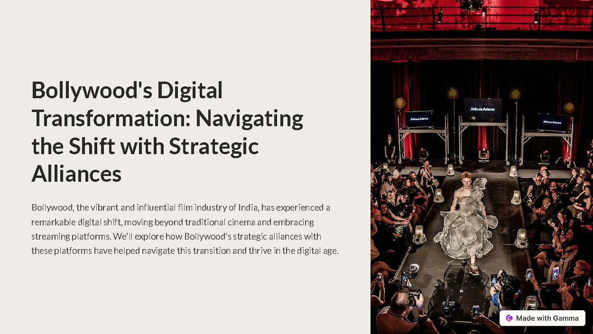 Bollywoods Digital Transformation Navigating the Shift with Strategic ...