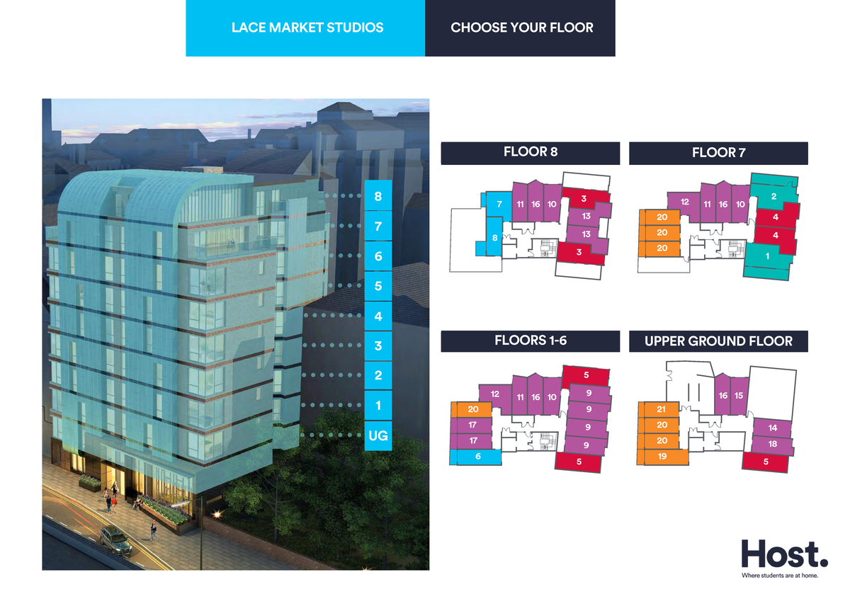Lace Market Studios Floor Plans - UG UPPER GROUND FLOOR - FLOOR ...