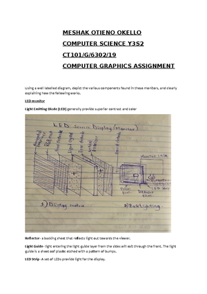 Computer Graphics Asssignment - WESLEY KIMELI KIRUI COMPUTER SCIENCE ...