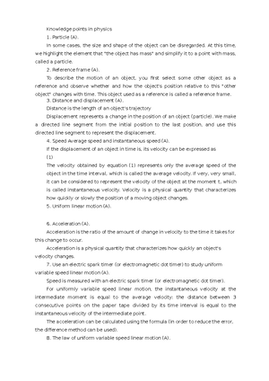 Physics study questions - Fill-in-the-blank questions (2 points for ...