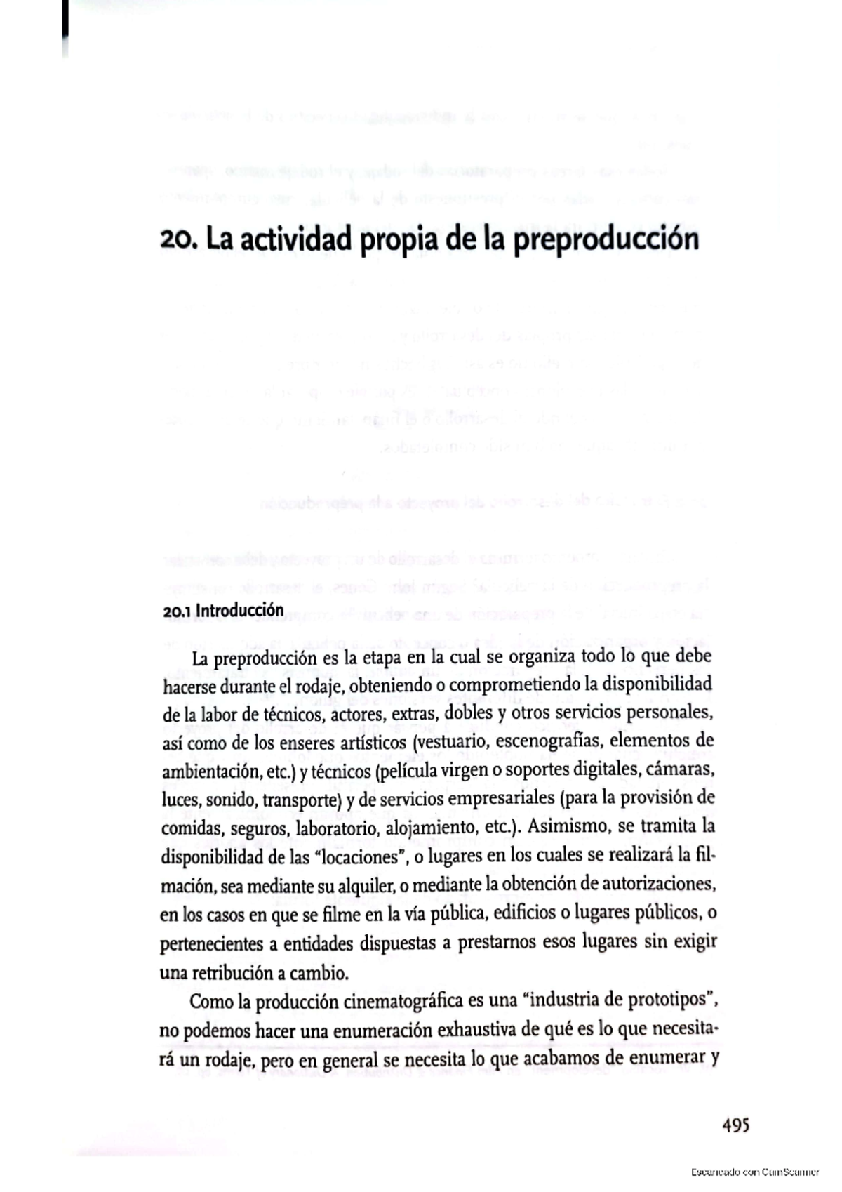 Raffo Preprod - ……. - 20. La actividad propia de la preproducción 20 ...