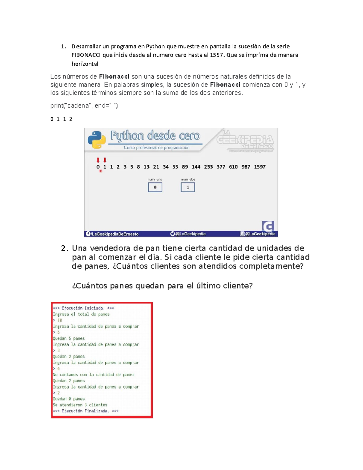 Algoritmos con ciclos While - compartidos - Desarrollar un programa en ...