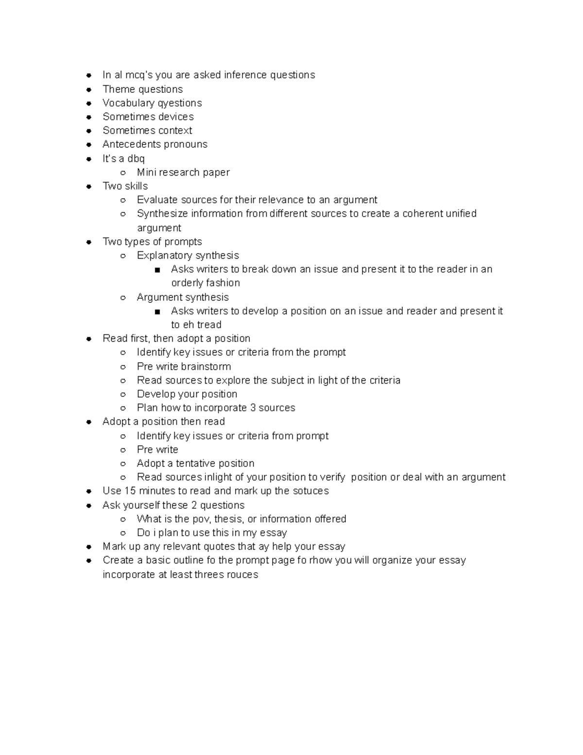 JOHN QT IS OGAST Ed - In al mcq’s you are asked inference questions ...