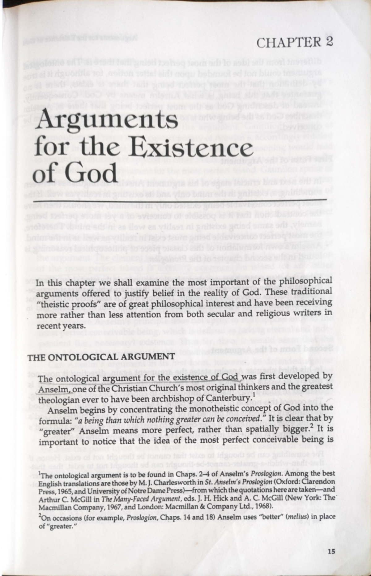 John hick proof for the existence of God - B.A.(hons.) Philosophy - Studocu
