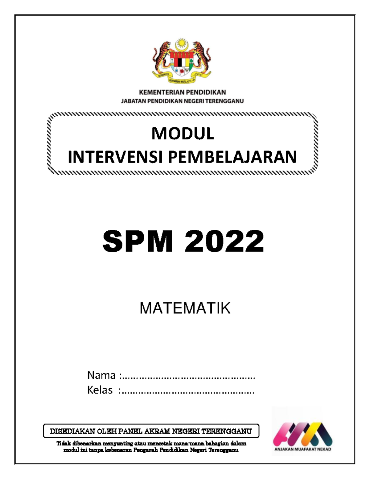 Scribd - SPM MATEMATIK - MODUL INTERVENSI PEMBELAJARAN MATEMATIK SPM ...