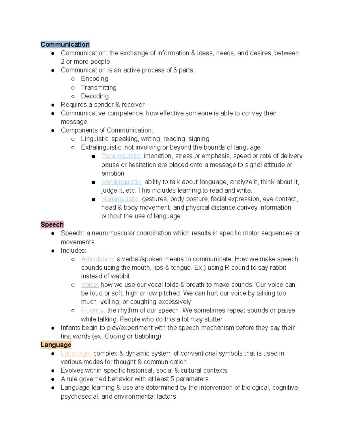CDI 340 modules 1 communication basics - Communication Communication: the exchange of ...