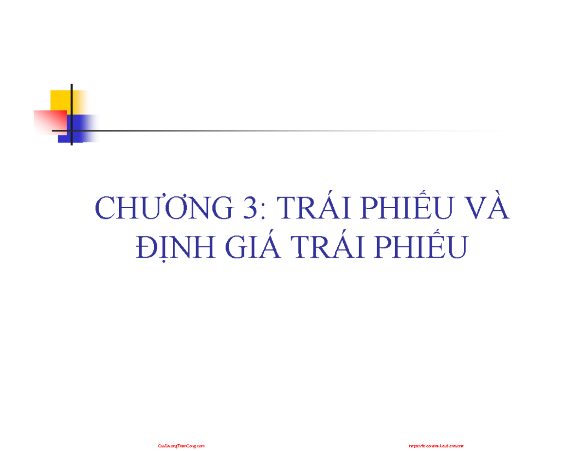 Thi-truong-chung-khoan nguyen-thi-ngoc-lan chuong-3-ttck - [cuuduongthancong - C ƯƠ G 3 Á Ế À C ...