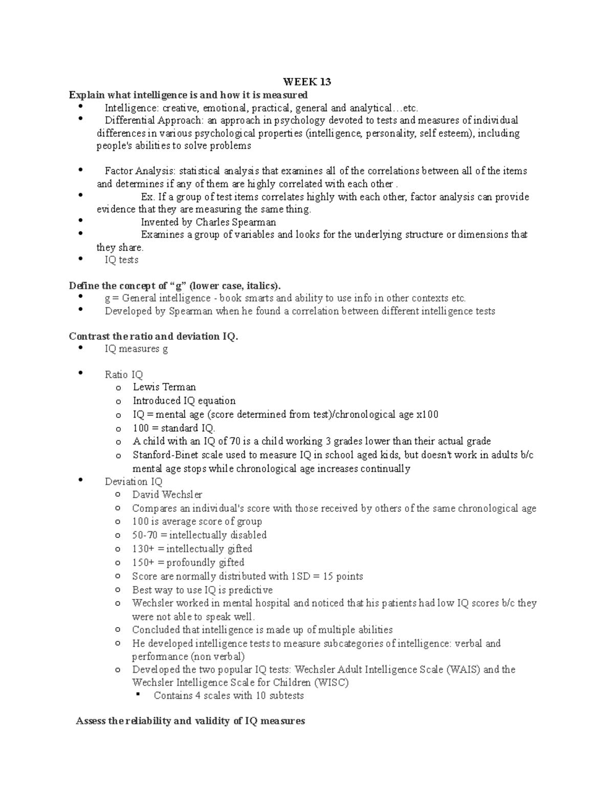 Exam-notes-2 - Exam notes and important material to know for the 2016/ ...