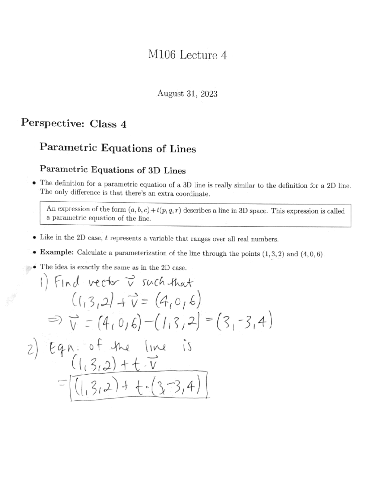 Math-106 Lecture 4 - MATH-M 106 - Studocu