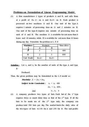 Transportation Problem - L. Formulation Problem on Transportation 6. A computer company procures ...