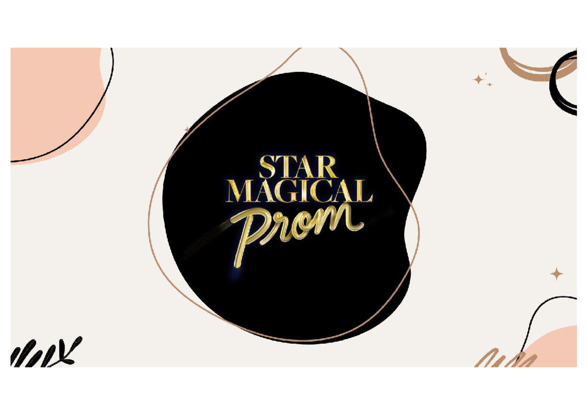 STAR Magical PROM - ARTIST - Marketing Management - Studocu
