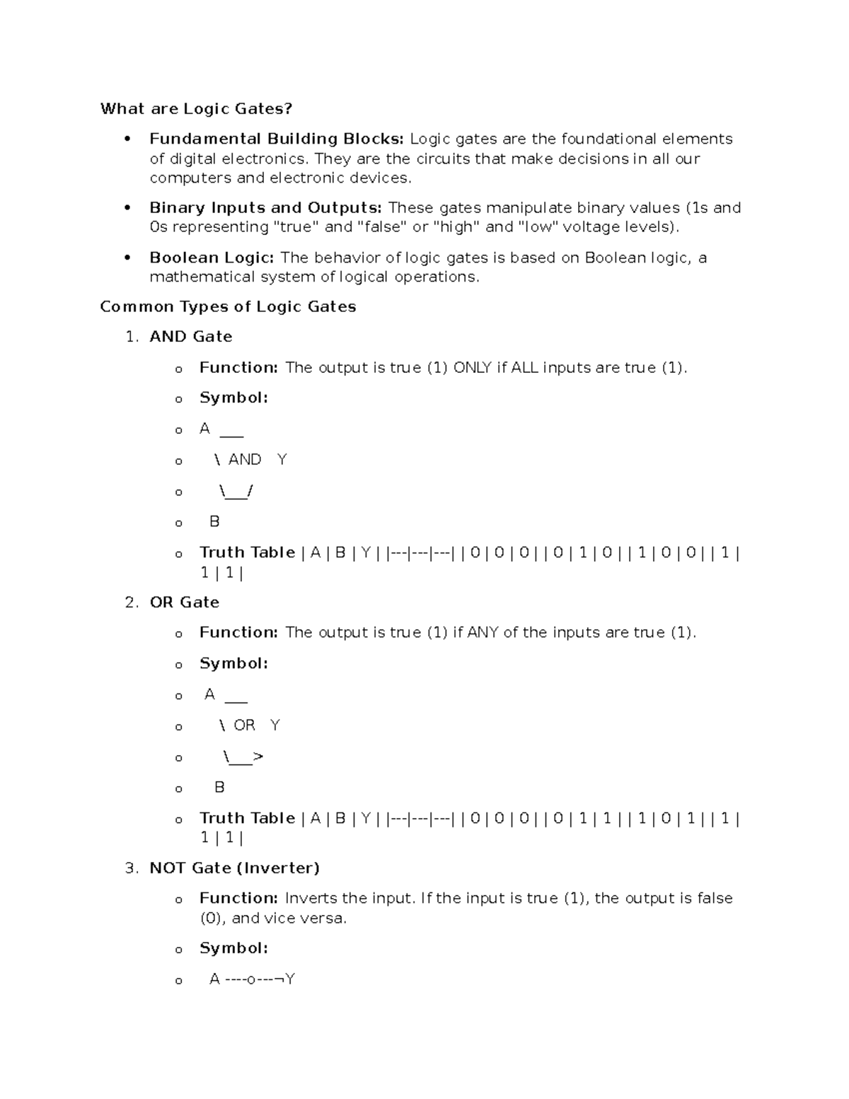 What are Logic Gates - What are Logic Gates? Fundamental Building ...