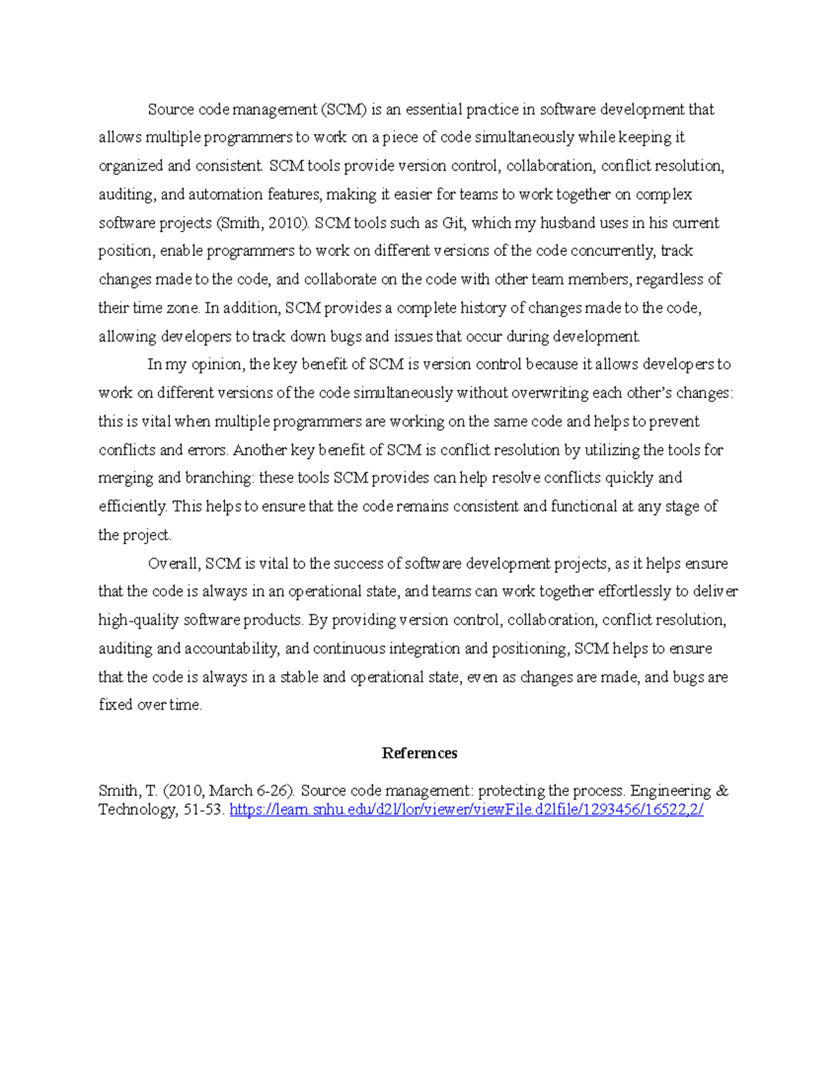 Discussion - Module 2 - DAT500 - SNHU - Studocu