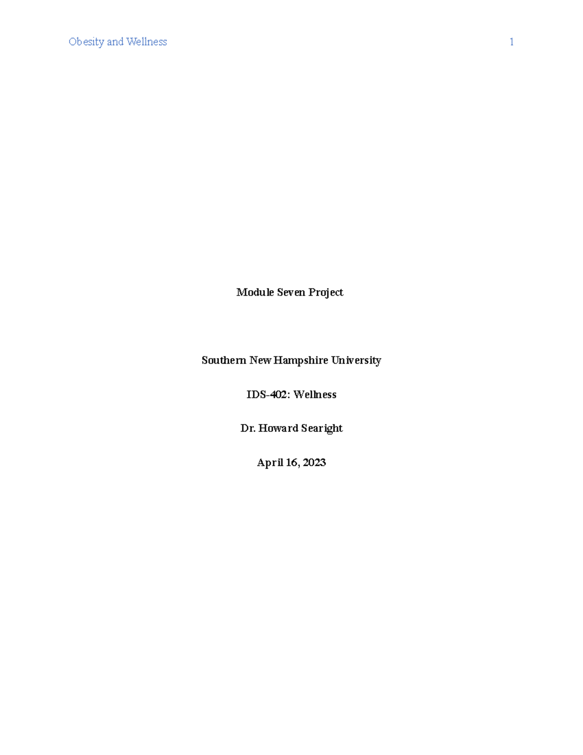 IDS-402 Module Seven Project - Module Seven Project Southern New ...