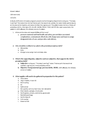 Carla H OB Vsim - vsim documentation - 1. Document your initial ...