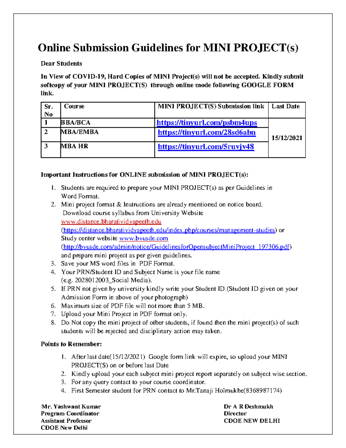 Mini Project Report Submission Linkfor Management Course 894787 ...