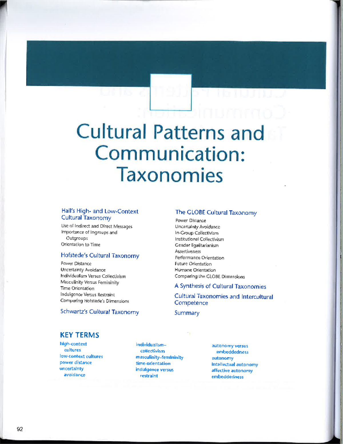 154 Chapter 4 - this a book ch1.5 - Cultural Patterns and Communication ...