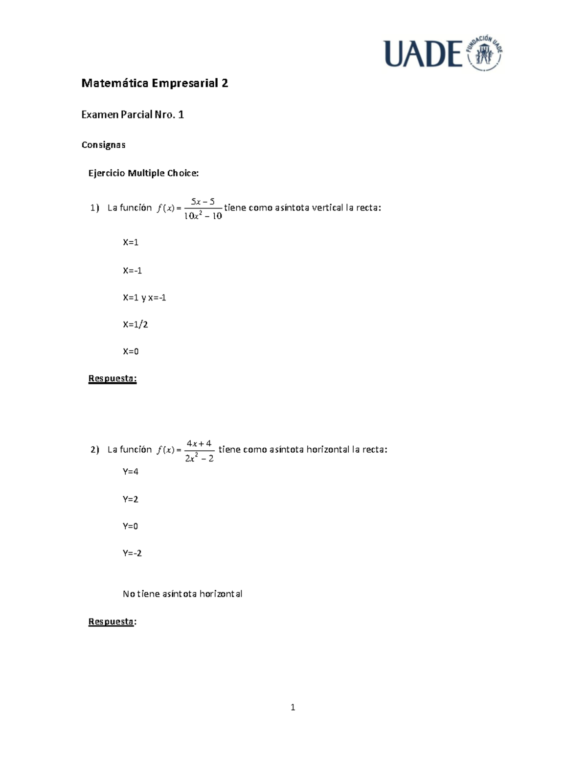 Parcial 1ro MEII - Warning: TT: undefined function: 32 Warning: TT: undefined function: 32 - Studocu