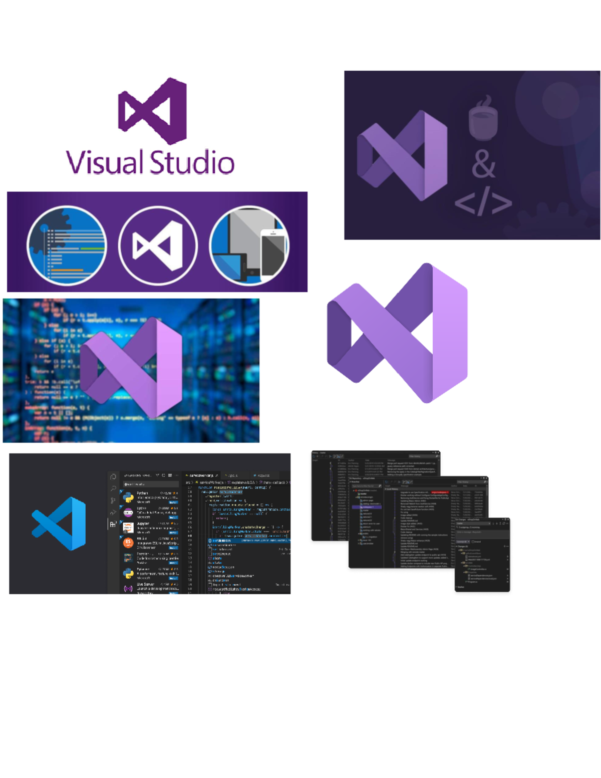 Imagenes de visual - mejor - Visual Studio AL EXTENSIONS MARK... YOU ... JS serviceWorker App ...