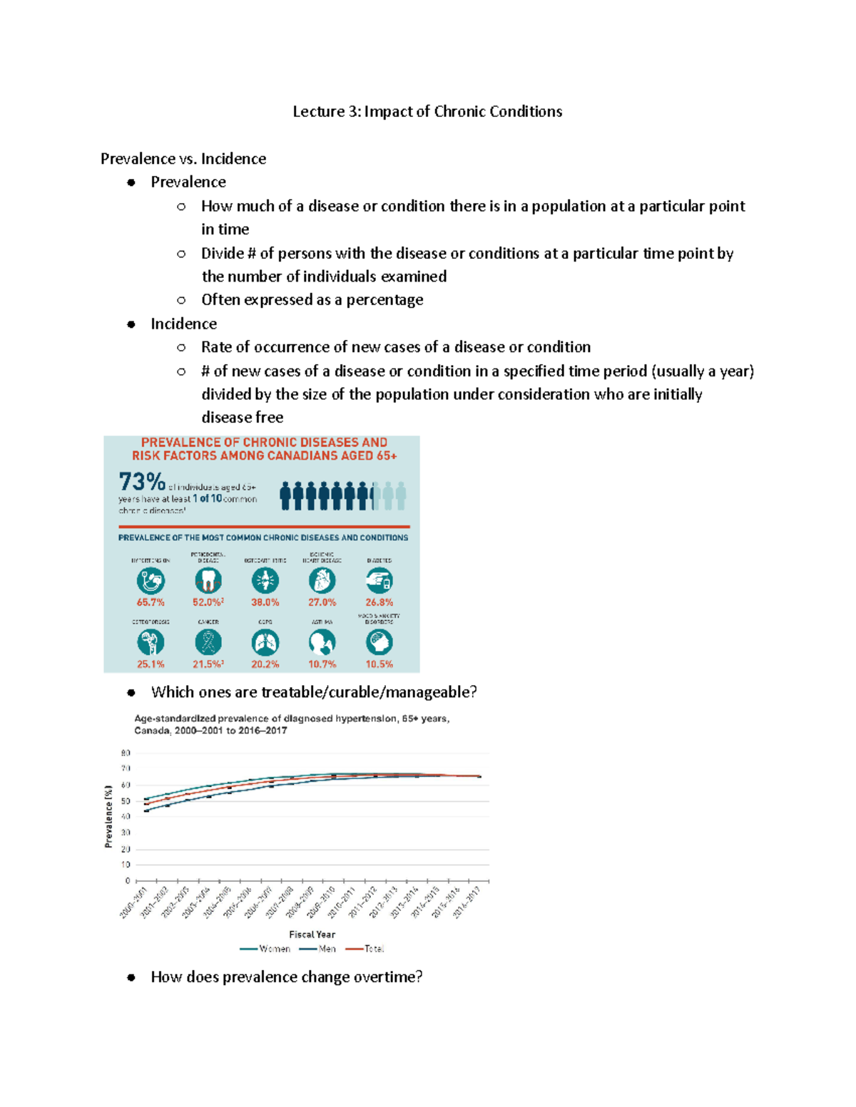 Hs3704 Week 3 Notes Based On Lecture Slides Assigned Readings Lecture 3 Impact Of