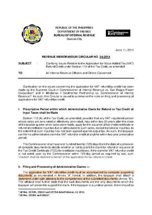 Annex B-1 RR 11-2018 - Form used as attachment to BIR Form 1901 for ...