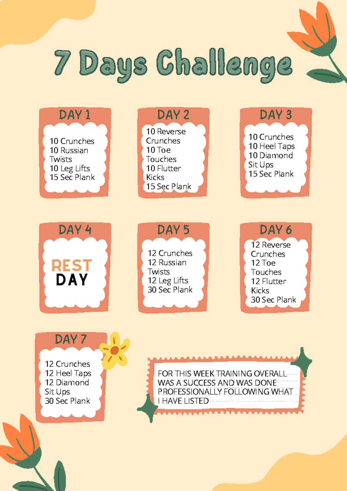 7 Days Challenge weekly - 7 Days Challenge7 Days Challenge DAY 1 DAY 2 DAY 3 DAY 4 DAY 5 DAY 6 ...