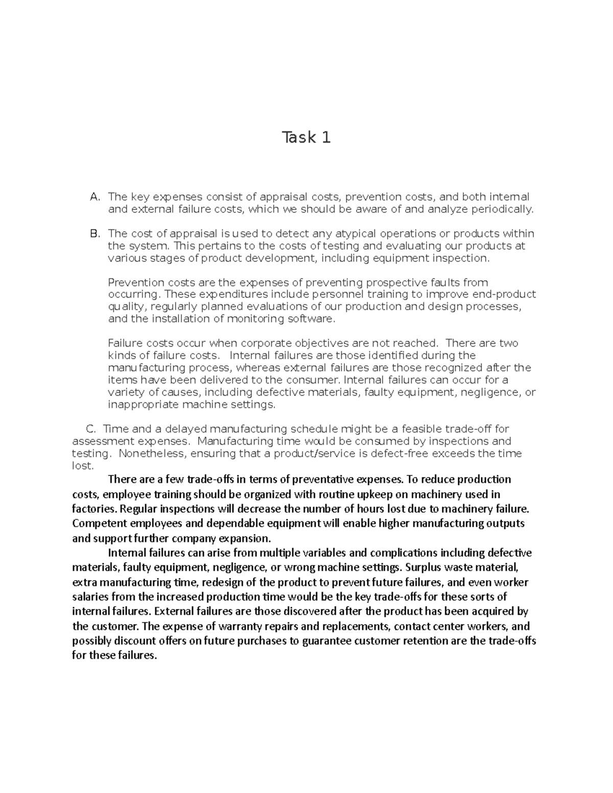 Qht1 Task1 - task one passed, use for an example for your outline ...