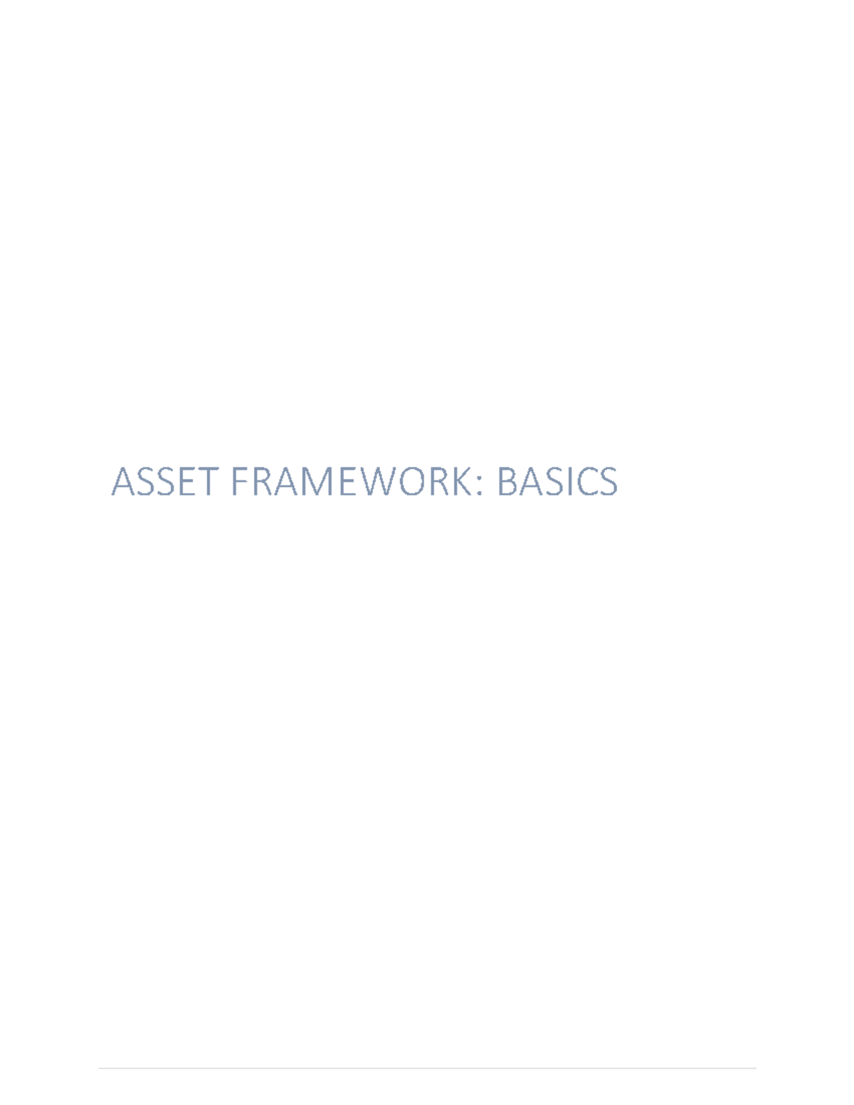 Asset Framework Basics - ASSET FRAMEWORK: BASICS OSIsoft, LLC 1600 Alvarado Street San Leandro ...