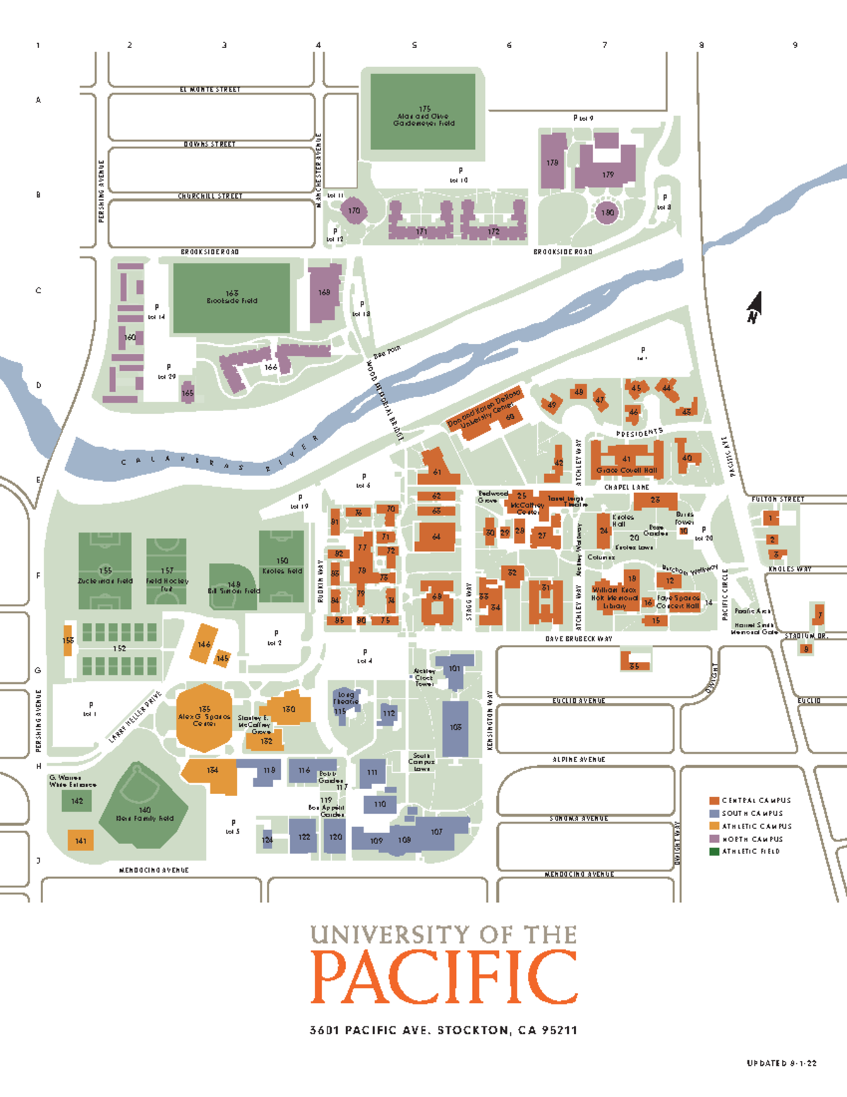 Pacific-Stk-Campus Map - C H A P E L L A N E D A V E B R U B E C K W A ...