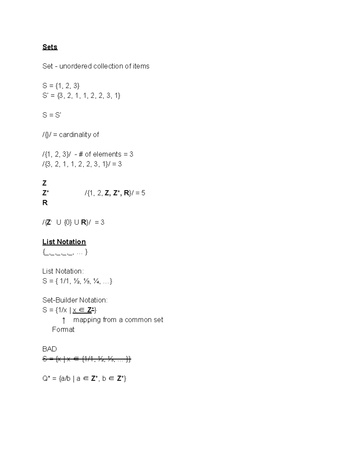 2.1 + 2 - Covers all material in lecture on chapter 2 sections 1 and 2 ...