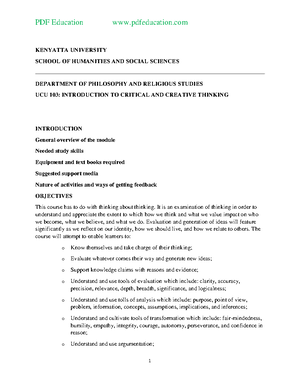 AEN 401: Varieties of English studies - KENYATTA UNIVERSITY DIGITAL ...