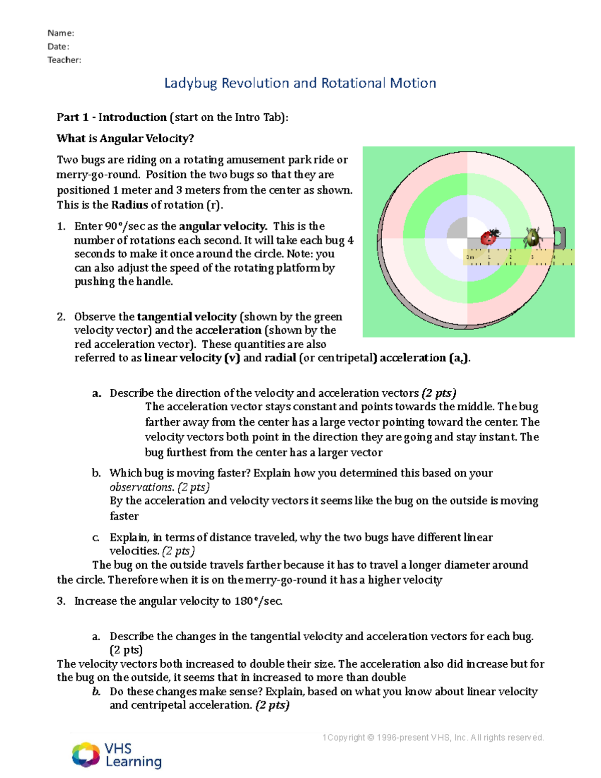 25 06 ladybug activity - Ladybug Revolution and Rotational Motion Part 1 - Introduction (start ...