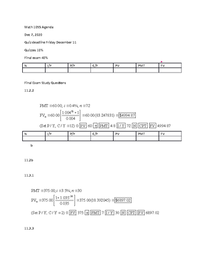 Math notes (George Brown) - MATH 1095 - Studocu