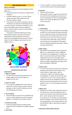 SIM-GE1 - GE1 understanding the Self Self Instructional Module ...