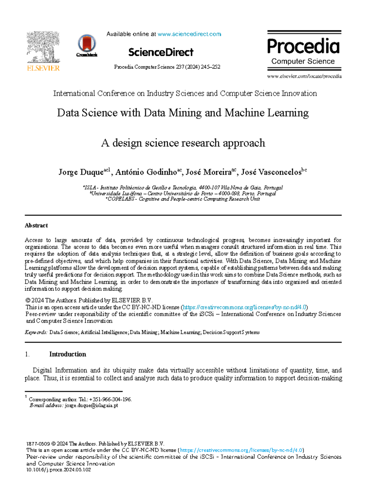 Data Science with Data Mining and Machine Learning - ScienceDirect ...