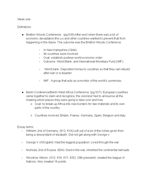 Wilson Fourteen Point 1 25 23 - Context before fourteen points ...