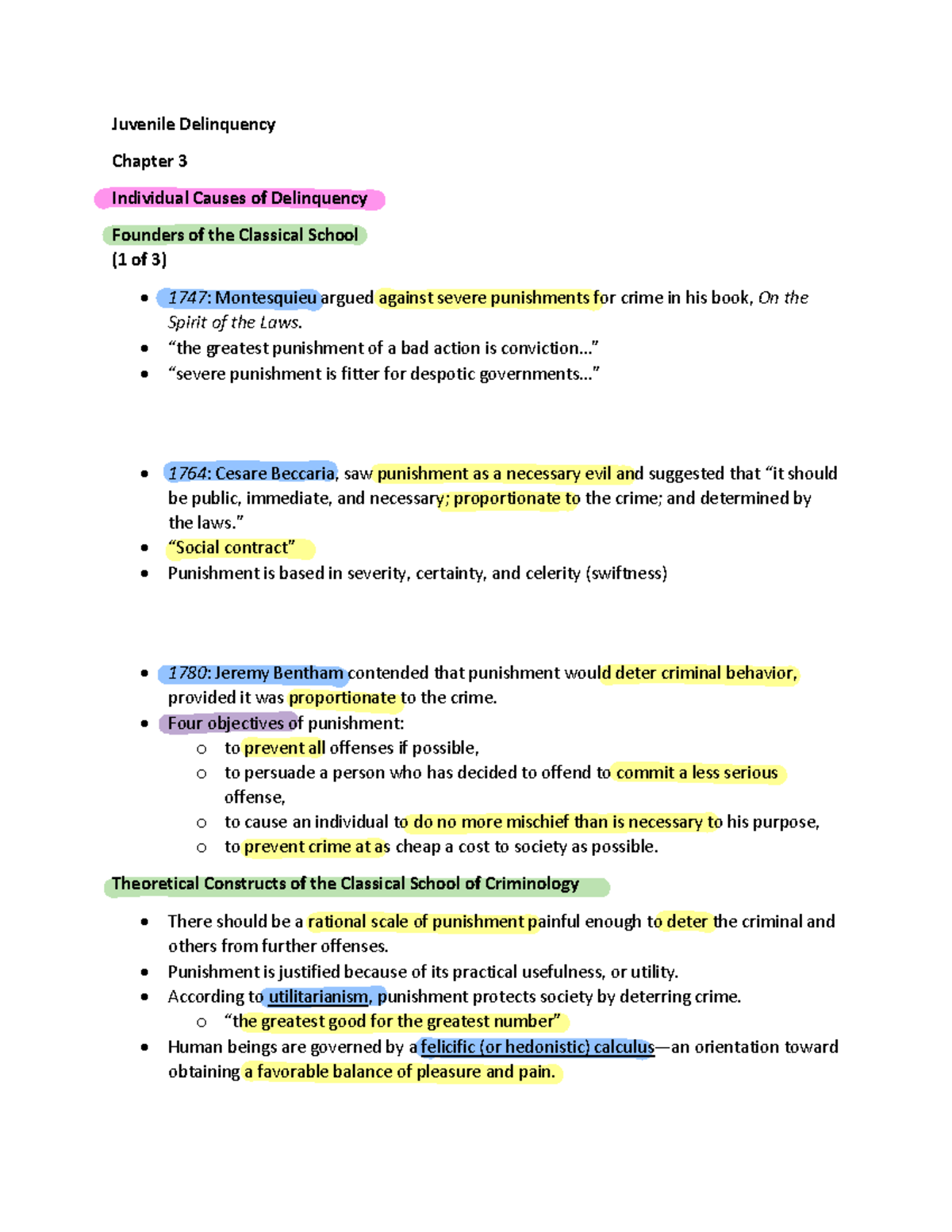 3 Individual Causes Of Delinquency Juvenile Delinquency Chapter 3
