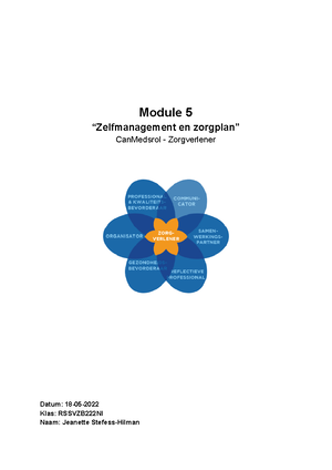 B1-K1-W3 Studeersnel - oefenexamen zorgplan opstellen - Examenopdracht ...