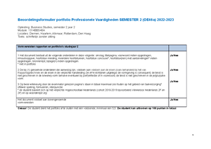 OE46 a Beoordelingsformulier Adviesgesprek 2021-2022.docx - 1 Beoordelingsformulier ...