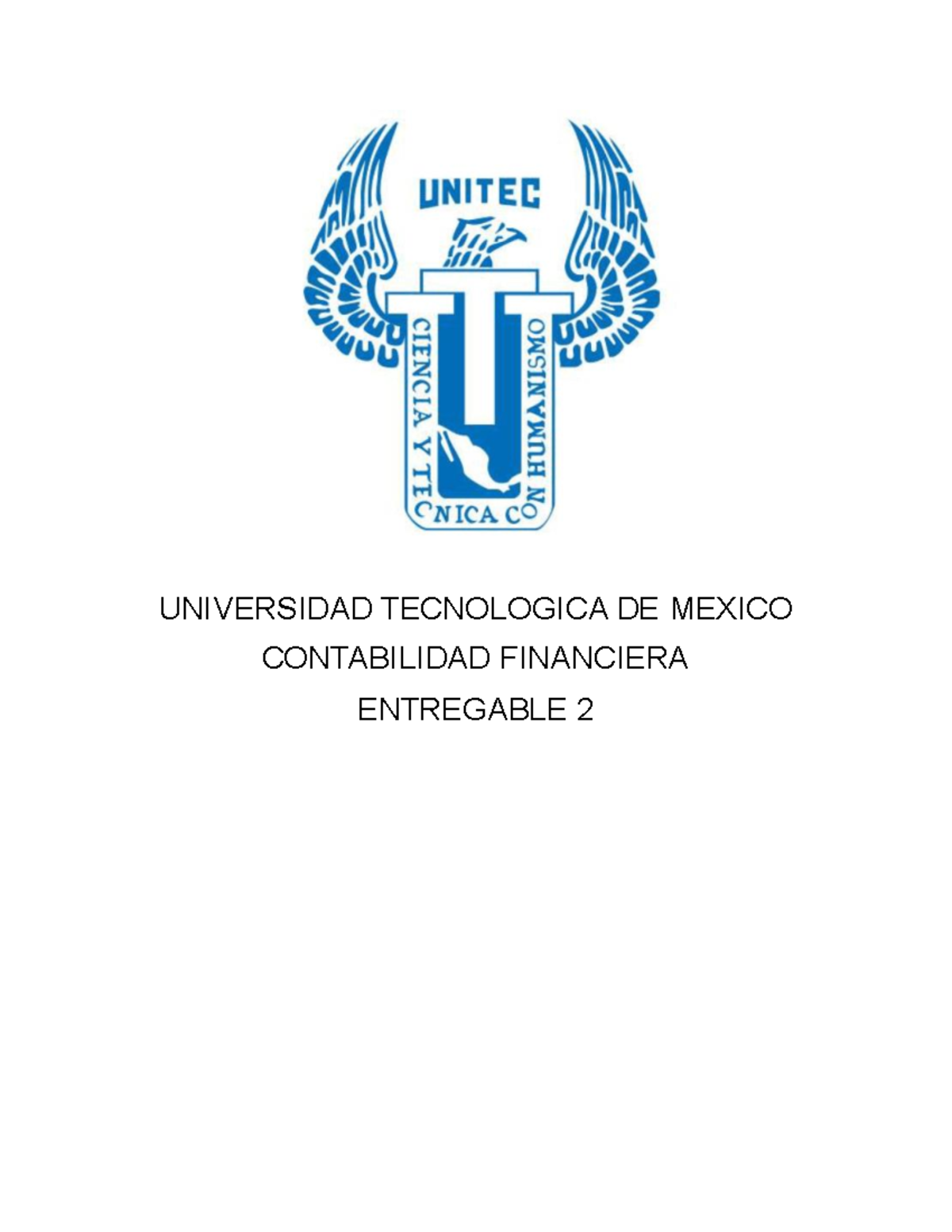 Contabilidad-E2 - UNIVERSIDAD TECNOLOGICA DE MEXICO CONTABILIDAD ...