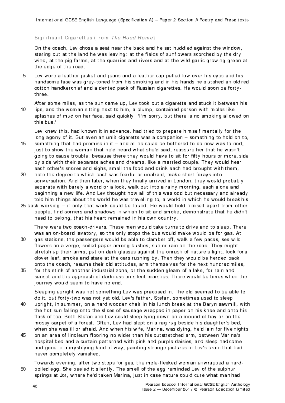 I GCSE Anthology English Language A and English Literature - Pearson ...