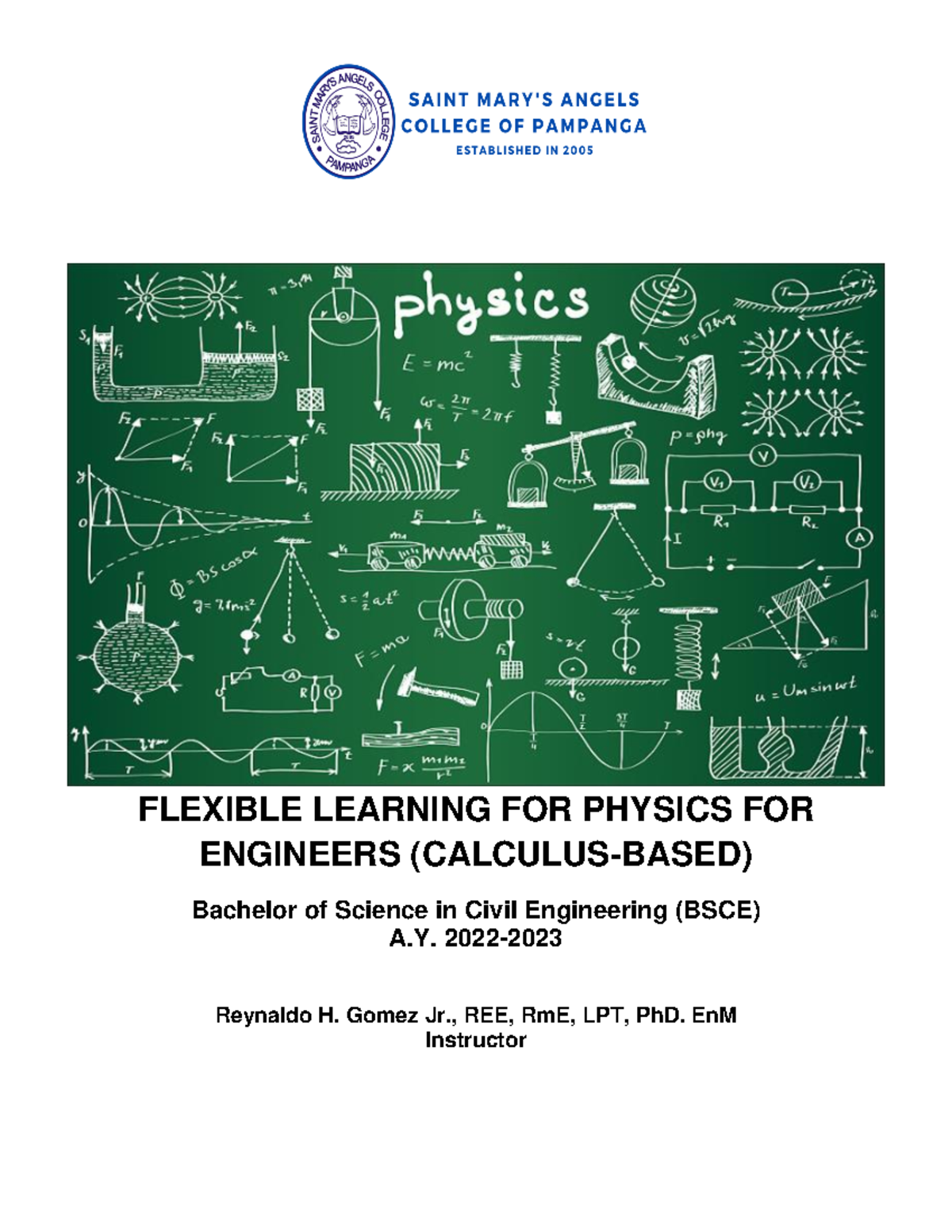 Physics-im - Physics-im saassa - FLEXIBLE LEARNING FOR PHYSICS FOR ENGINEERS (CALCULUS-BASED ...