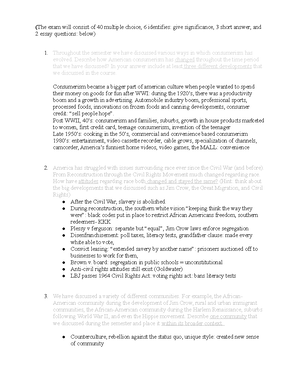 Life in the 2000 s 7:27 - lecture notes - Life in the 2000s The Big ...