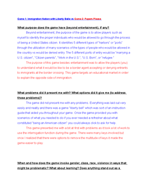 Game Design Project Compilation - Game Design Project Pitch Document ...